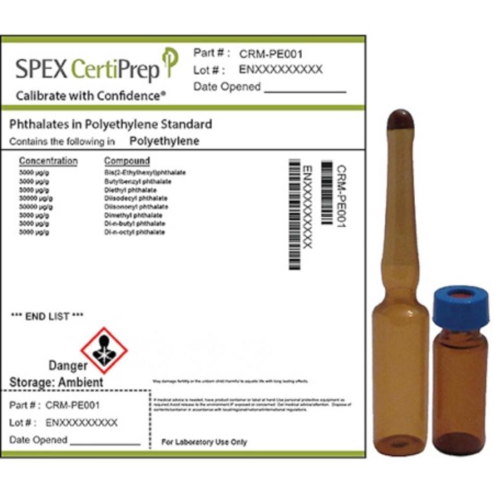SPEX CertiPrep Phthalates in P | CRM-PE001 | SPEX CERTIPREP | SLS Ireland