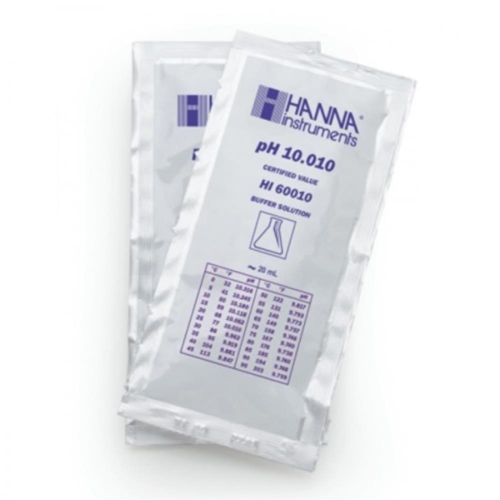 Ph10 25 x 20ml Sachets +/- 0.0 | HI6001002 | HANNA | SLS Ireland