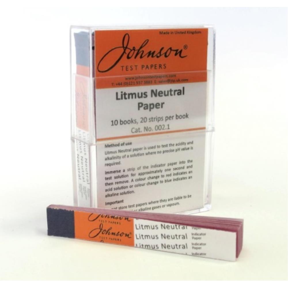 Johnson Indicator Paper Neutra | PAP1006 | JOHNSON TEST PAPERS | SLS ...